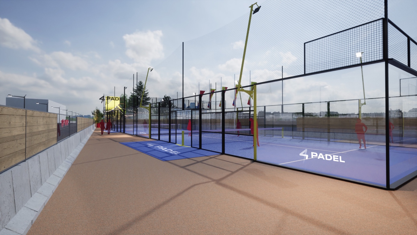 4Padel s'installe Porte de Montreuil - SEMAPA